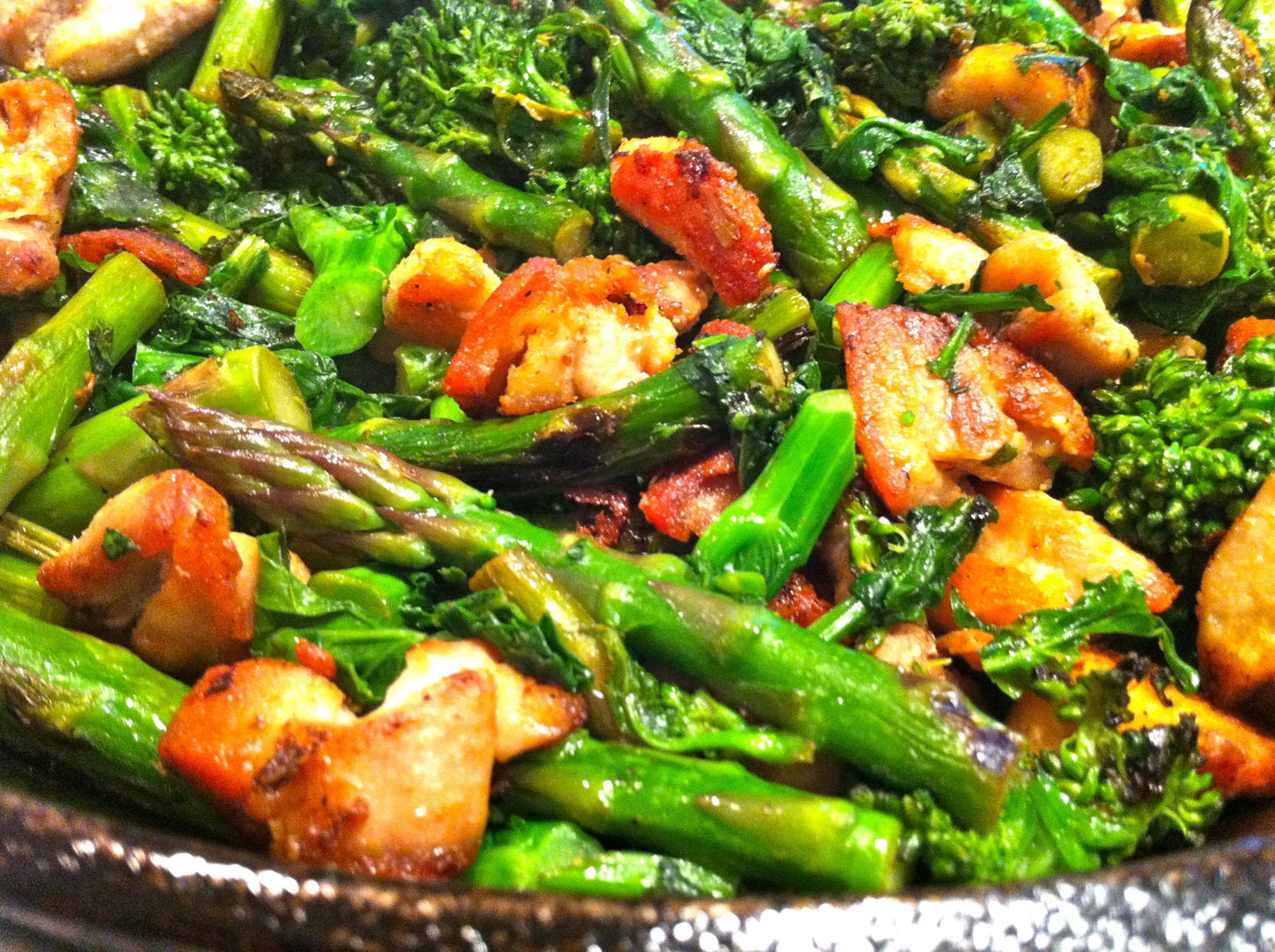 Green Stir Fry and a Guest Appearance on Full Belly Sisters Recipe ...