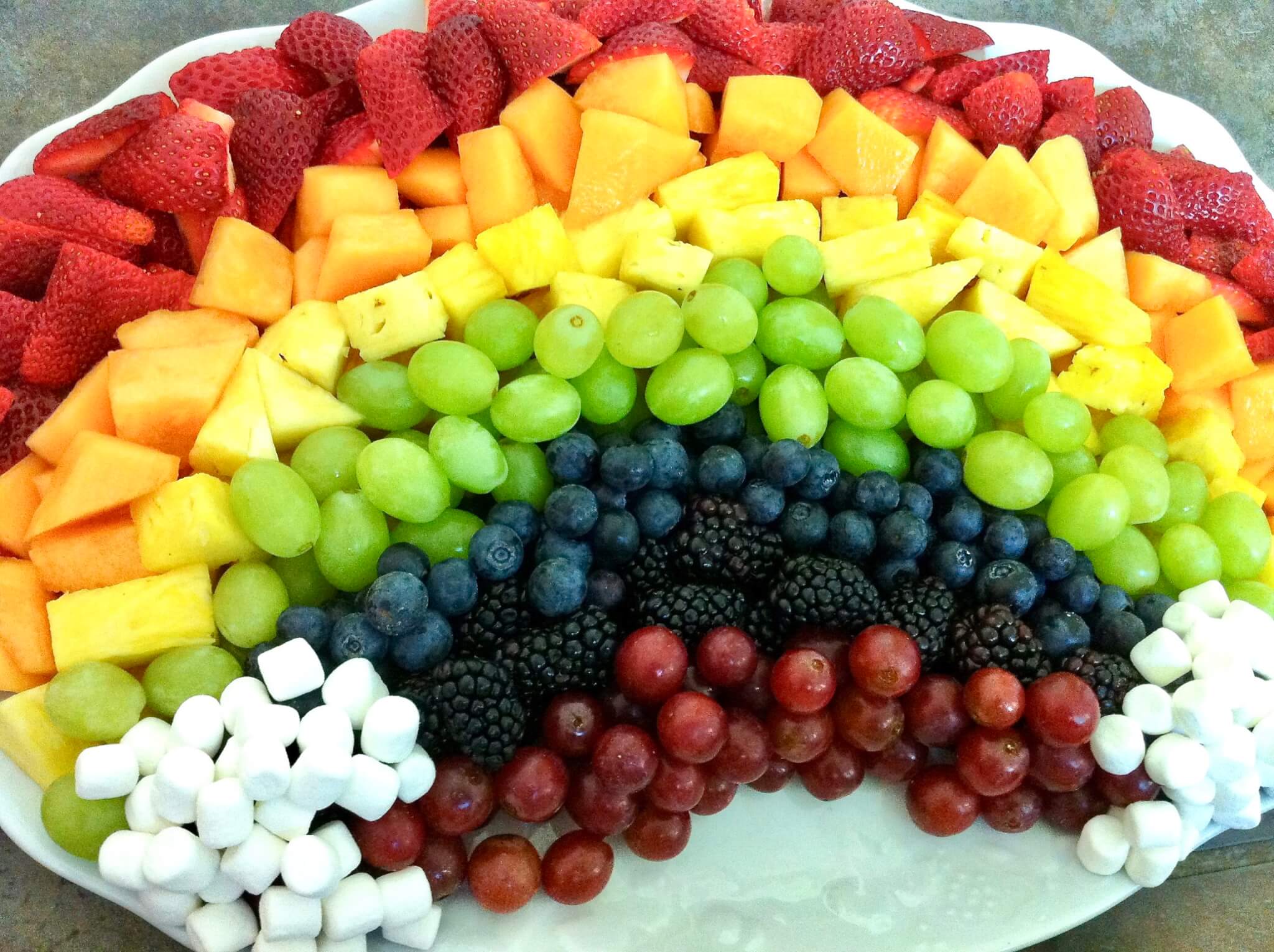 Fruit Rainbow Recipe - Fountain Avenue Kitchen