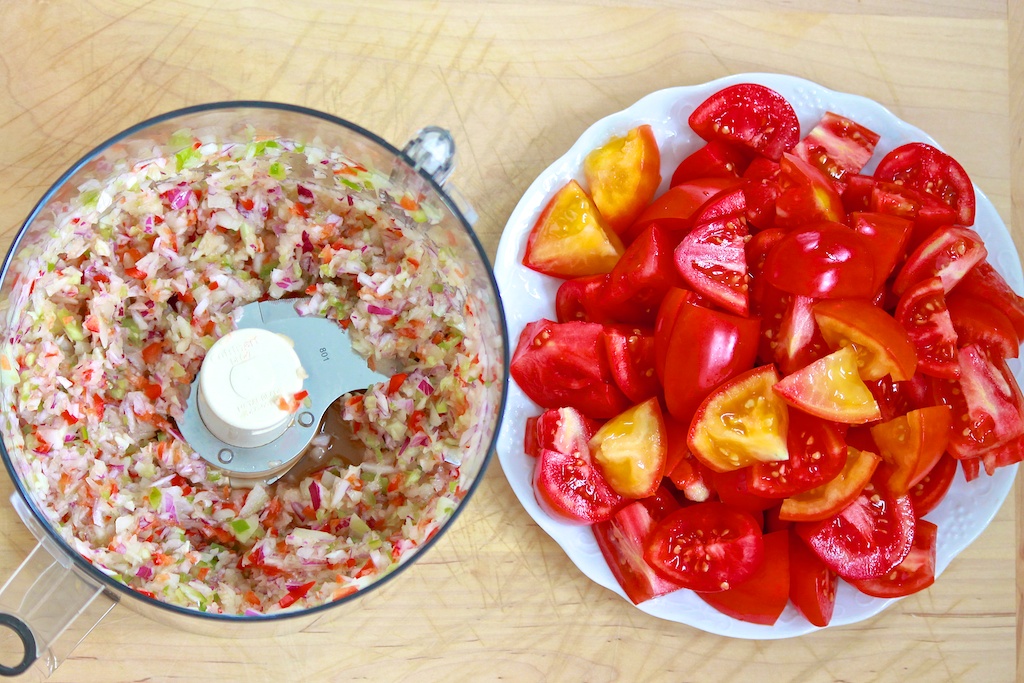 Classic Gazpacho (A toppings bar makes it a meal－or a party!) – The ...