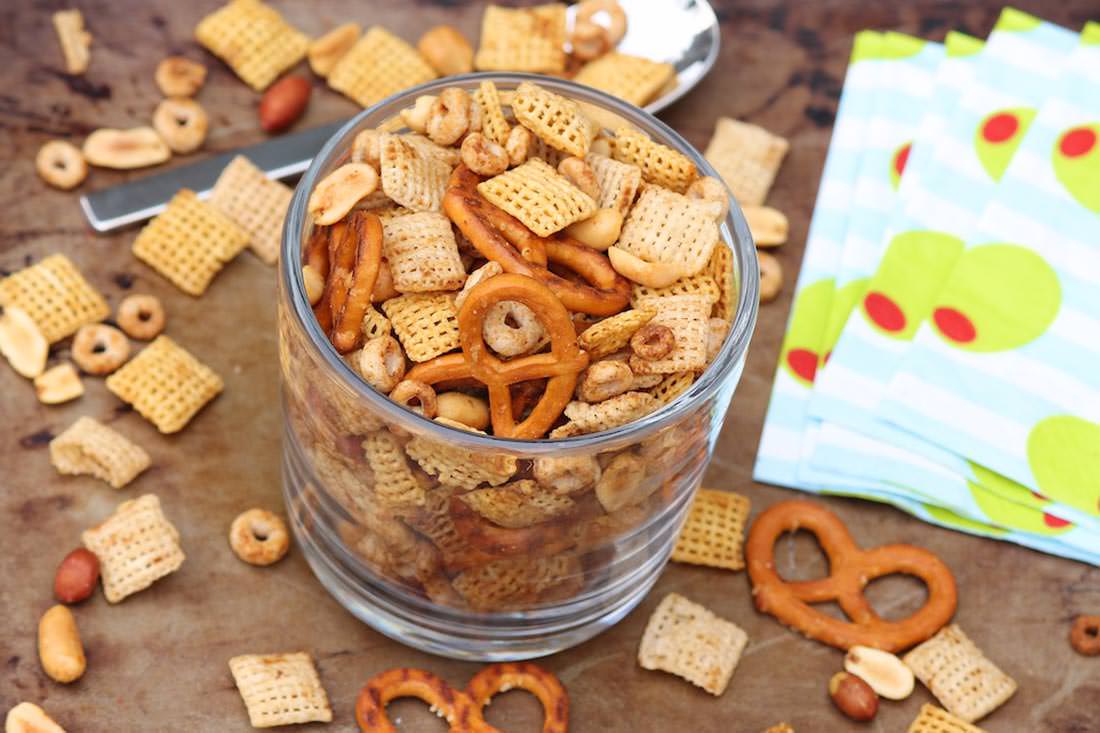 Classic Chex Party Mix Recipe - Fountain Avenue Kitchen