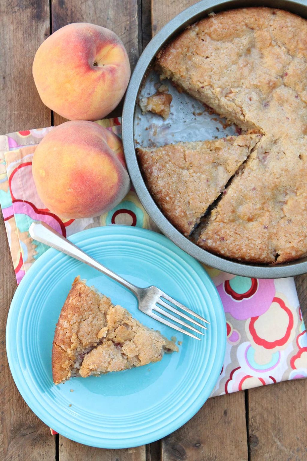 Fresh Peach Cake – The Fountain Avenue Kitchen