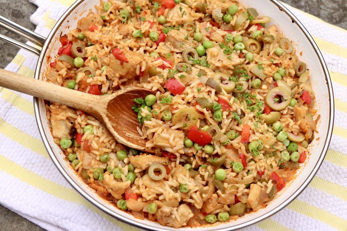One Pan Spanish-Style Chicken & Rice – The Fountain Avenue Kitchen
