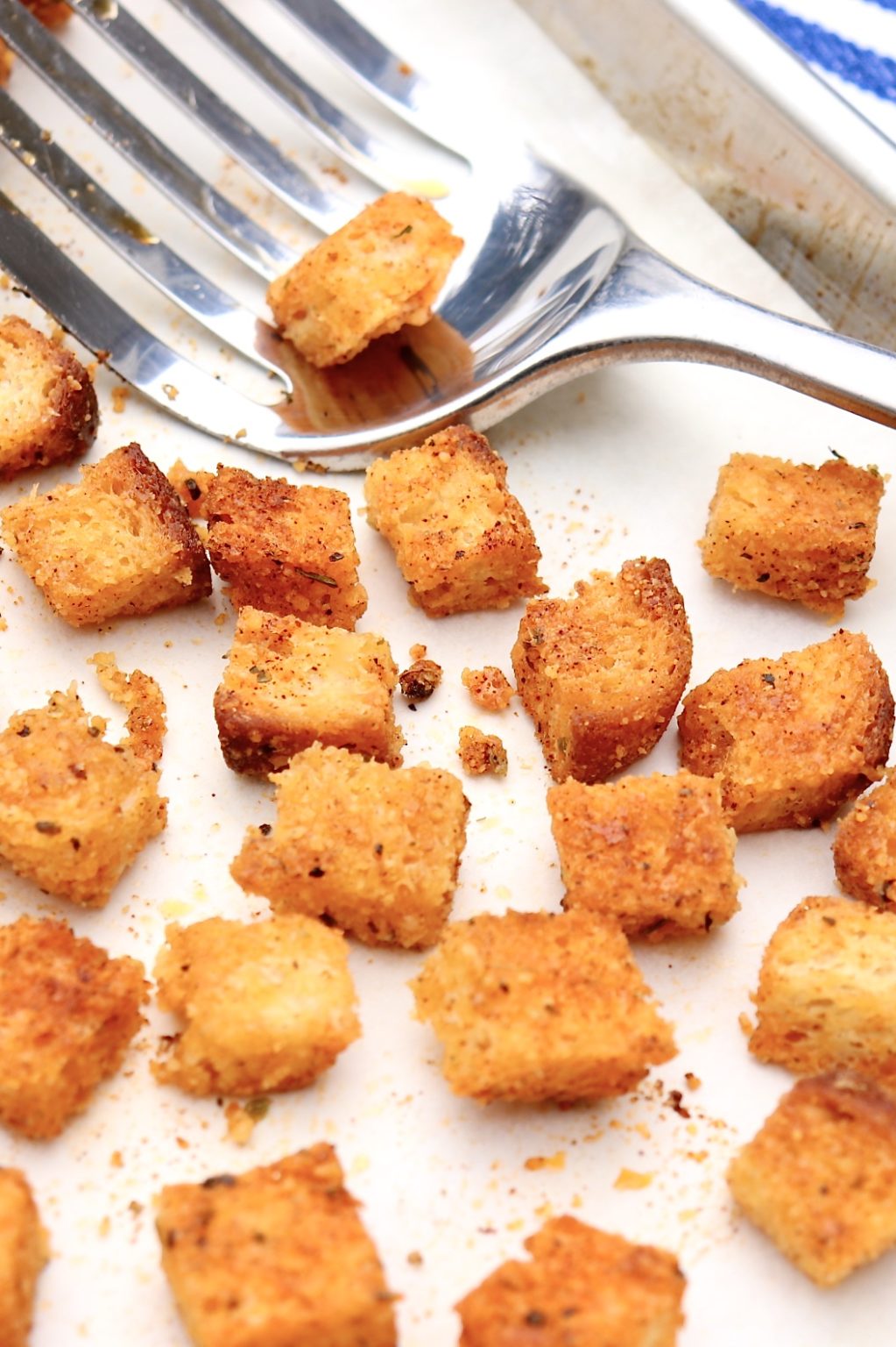 Homemade Parmesan Croutons – The Fountain Avenue Kitchen