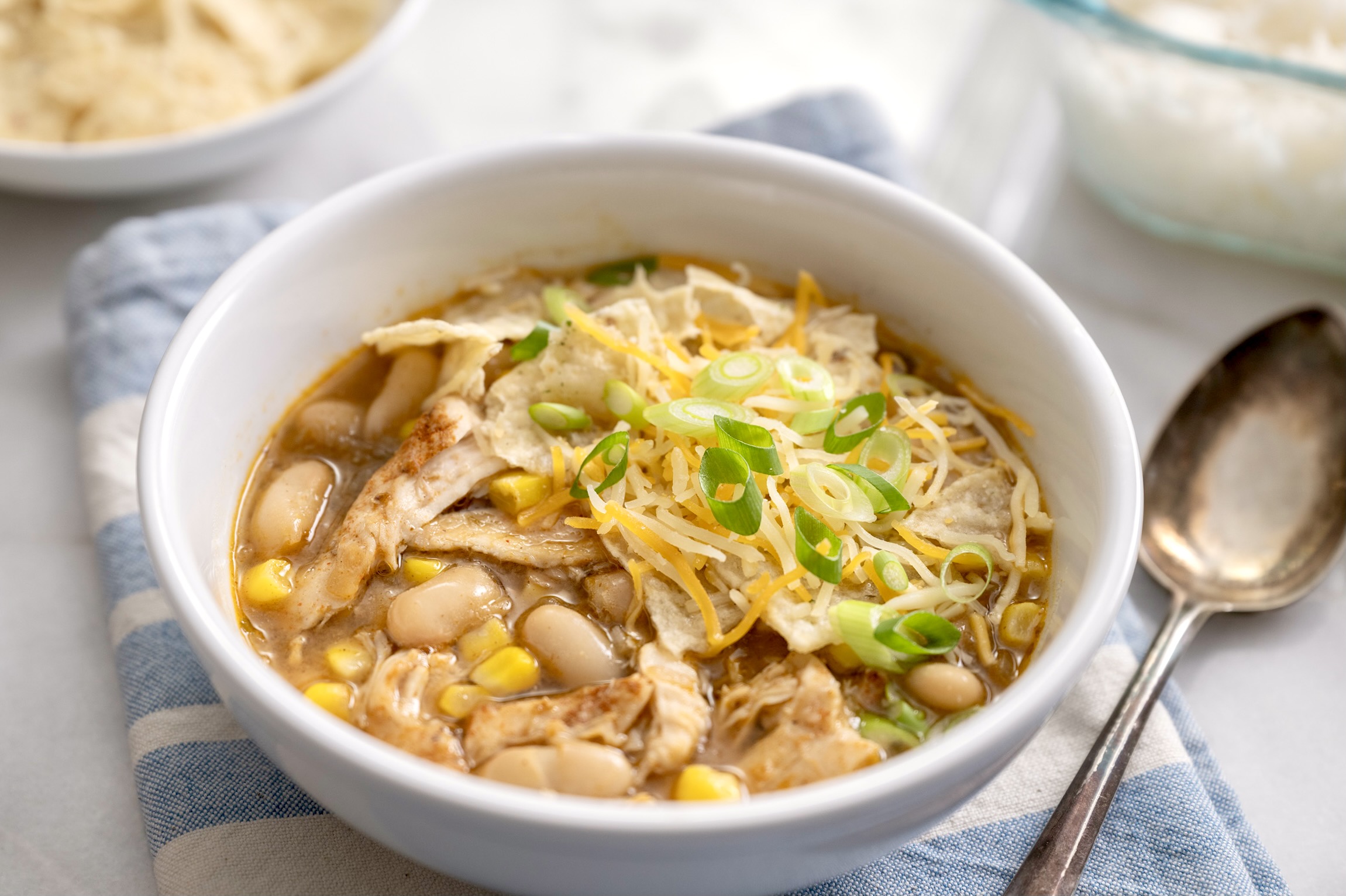 Quick & Easy White Chicken Chili - Fountain Avenue Kitchen